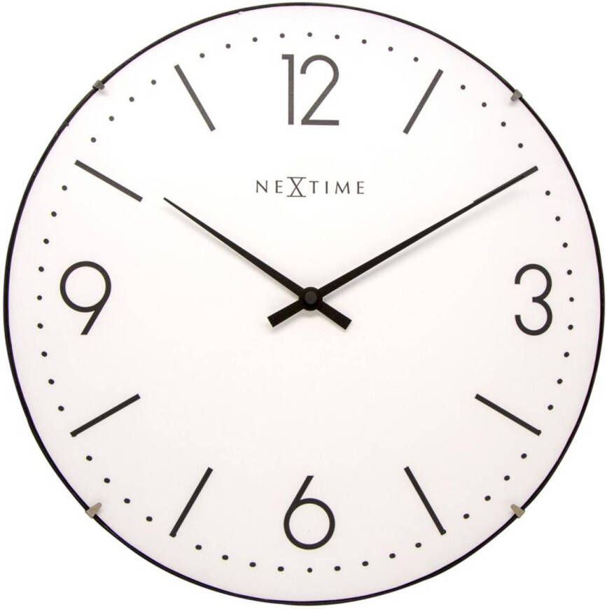 NeXtime Basic Dome Wandklok Ø 35, 6 cm - Klokken.shop