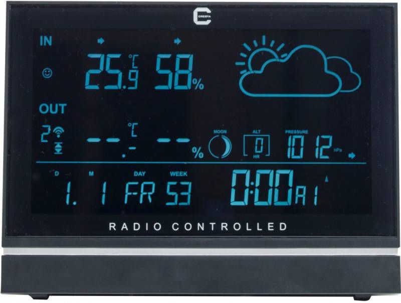 Roccat Cresta weerstation DTX390 (Zwart) - Klokken.shop